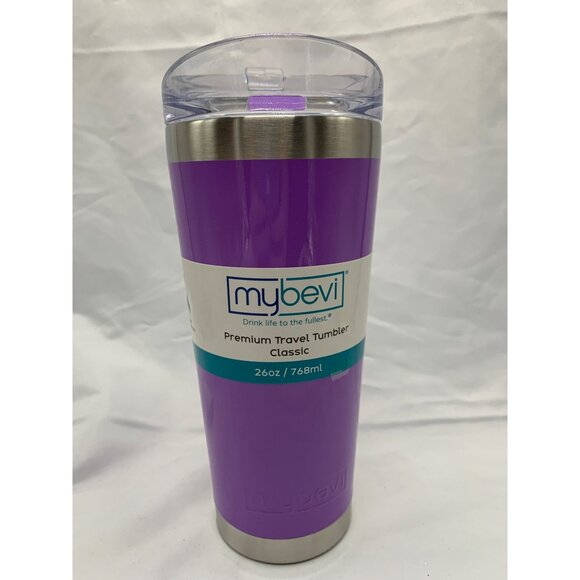 Dining | Mybevi 26 Ounce Purple Vacuum Insulated Double Wall Stainless Steel Tumbler 19 | Poshmark